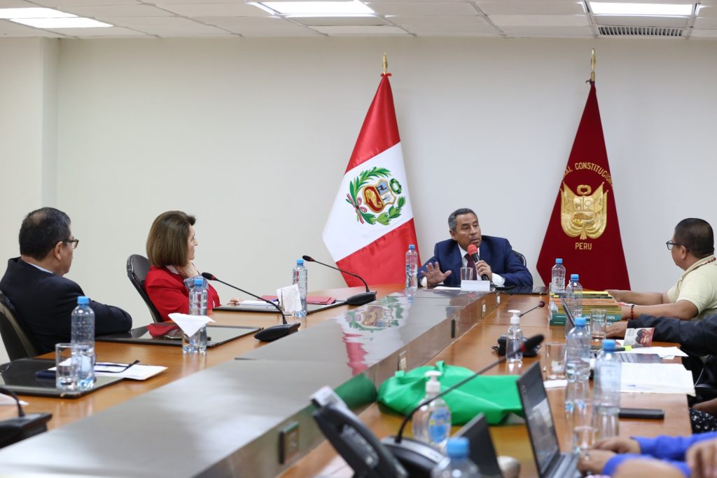 PRESIDENTE DEL TC FRANCISCO MORALES RECIBE LA VISITA DE REPRESENTANTES ...