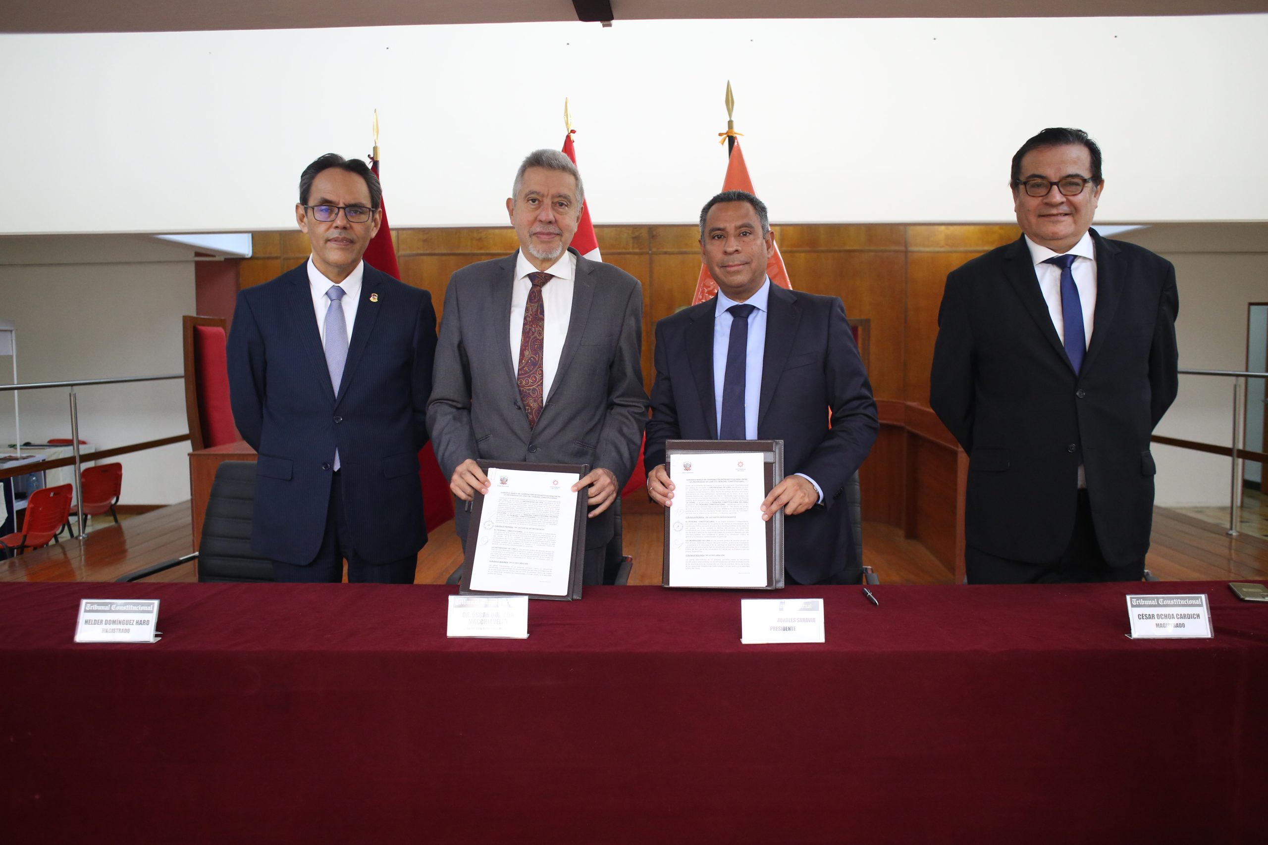 Tribunal Constitucional Suscribe Convenio Marco De CooperaciÓn
