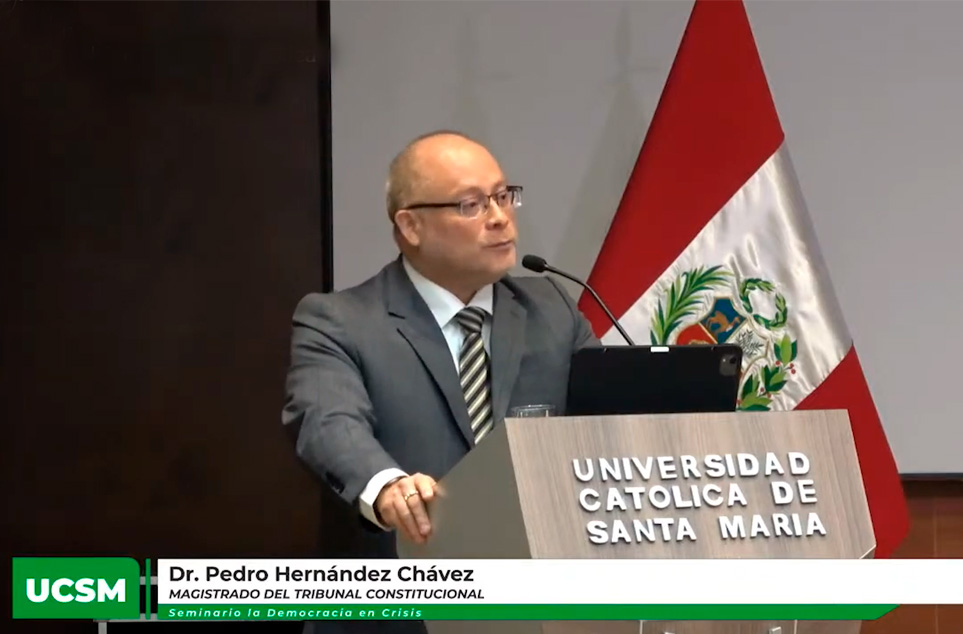 MAGISTRADO PEDRO HERNÁNDEZ EXPUSO EN SEMINARIO “LA DEMOCRACIA EN CRISIS” REALIZADO EN LA ...